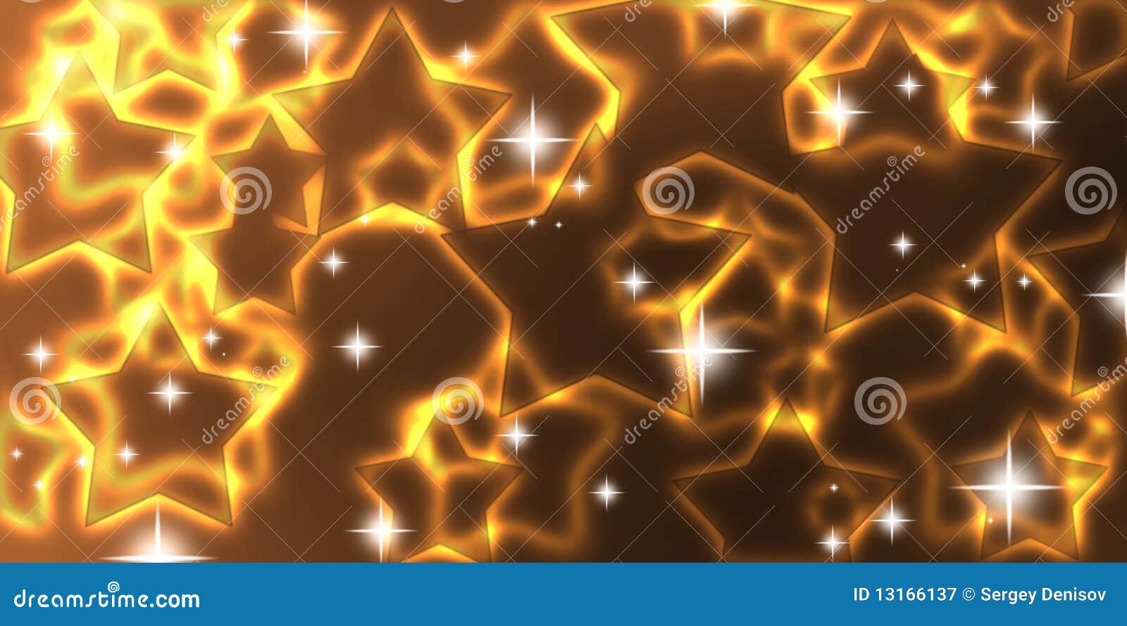 Luminous stars stock illustration. Illustration of scroll - 13166137
