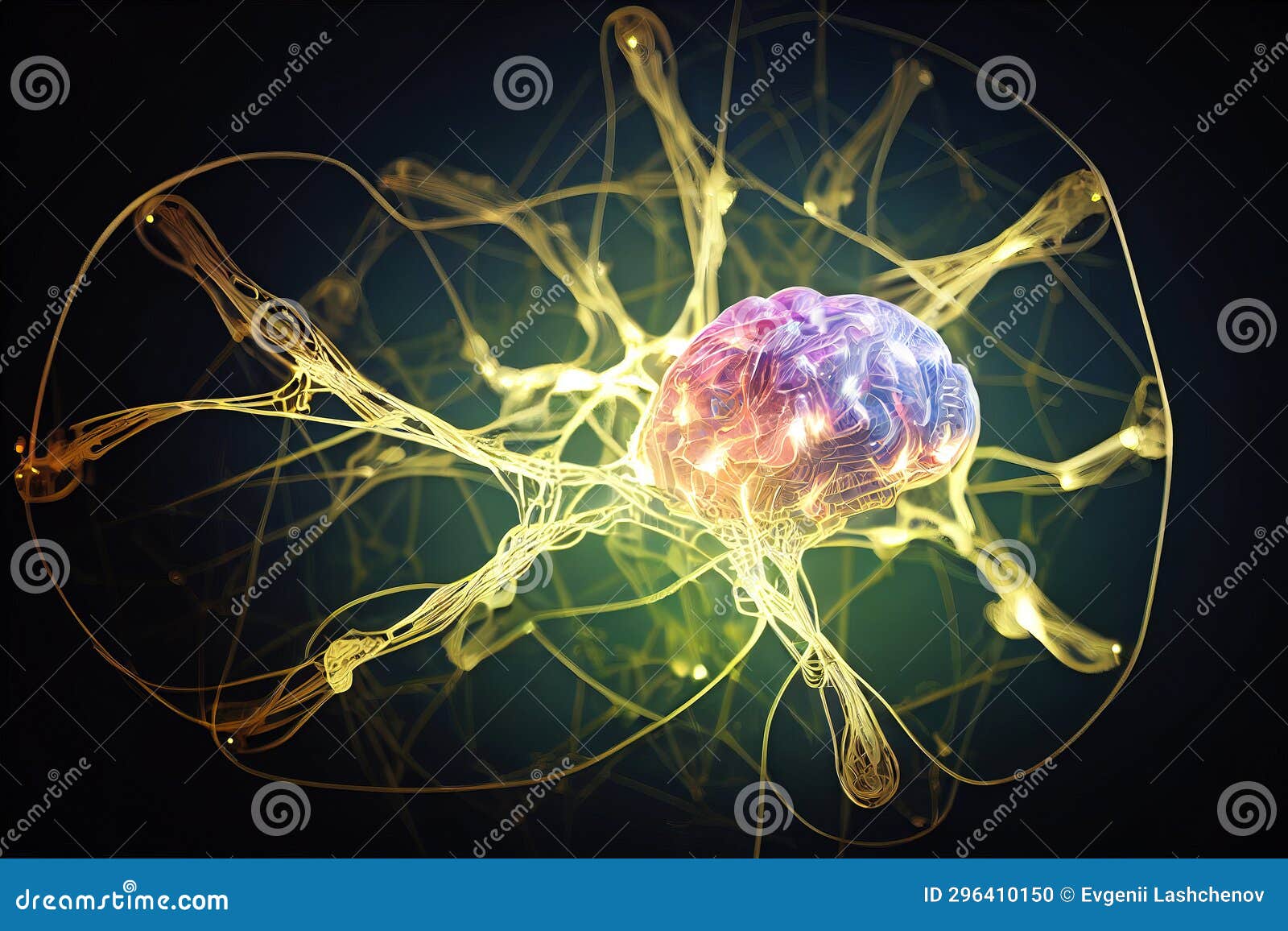 The Luminous Symphony of the Enlightened Neural Cosmos. a Radiant Brain ...