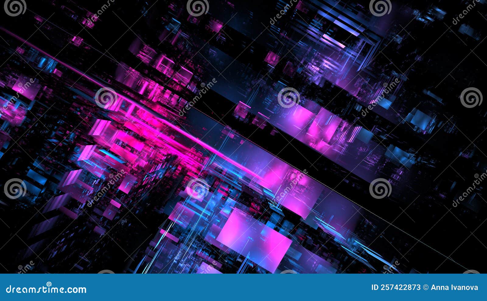Luminous Technological Abstract Background. Digital Technologies, Cloud Computing, Digital ...