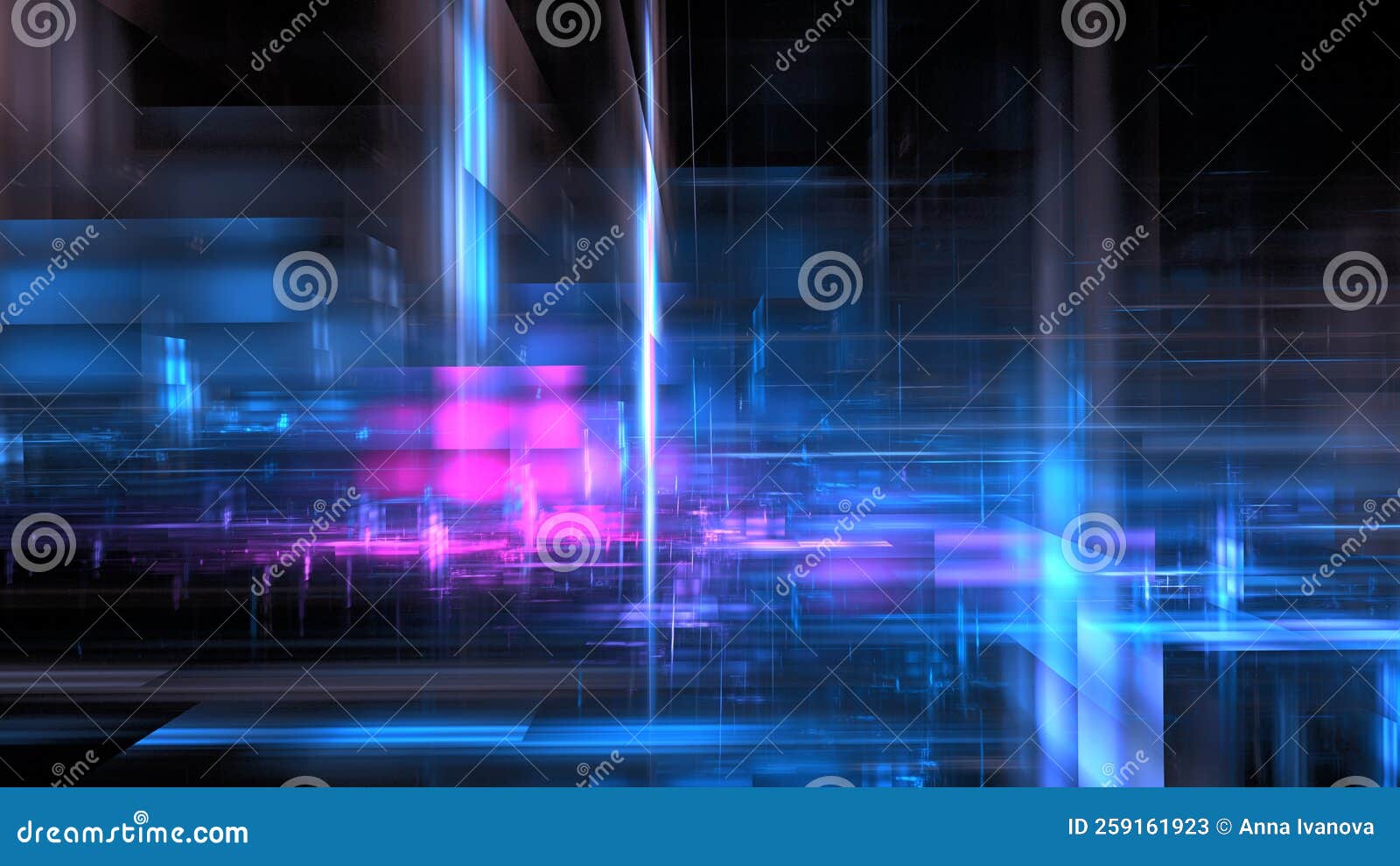 Luminous Technological Abstract Background. Digital Technologies, Cloud Computing, Digital ...