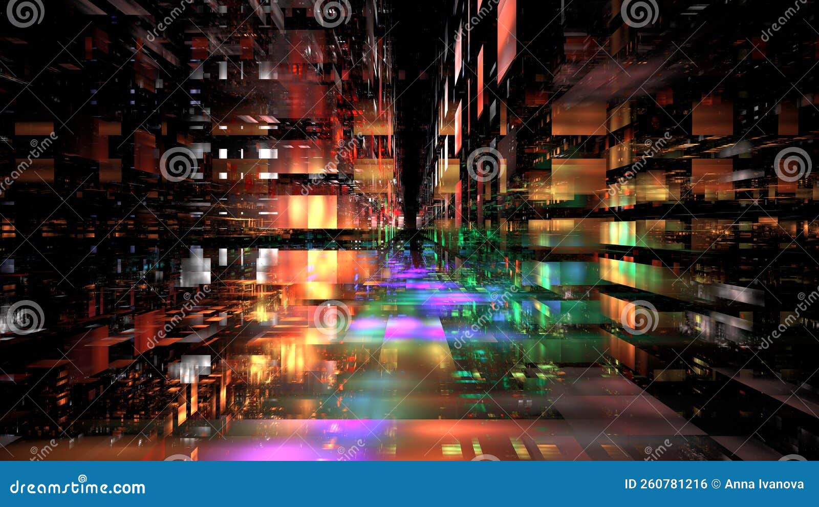 Luminous Technological Abstract Background. Digital Technologies, Cloud Computing, Digital ...