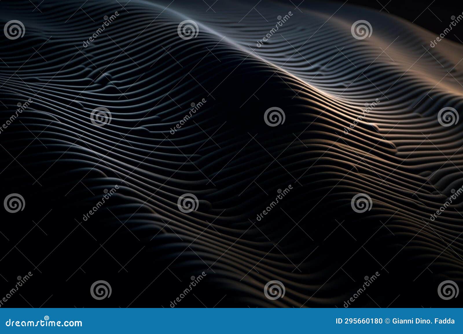 Luminous waves stock illustration. Illustration of undulations - 295660180