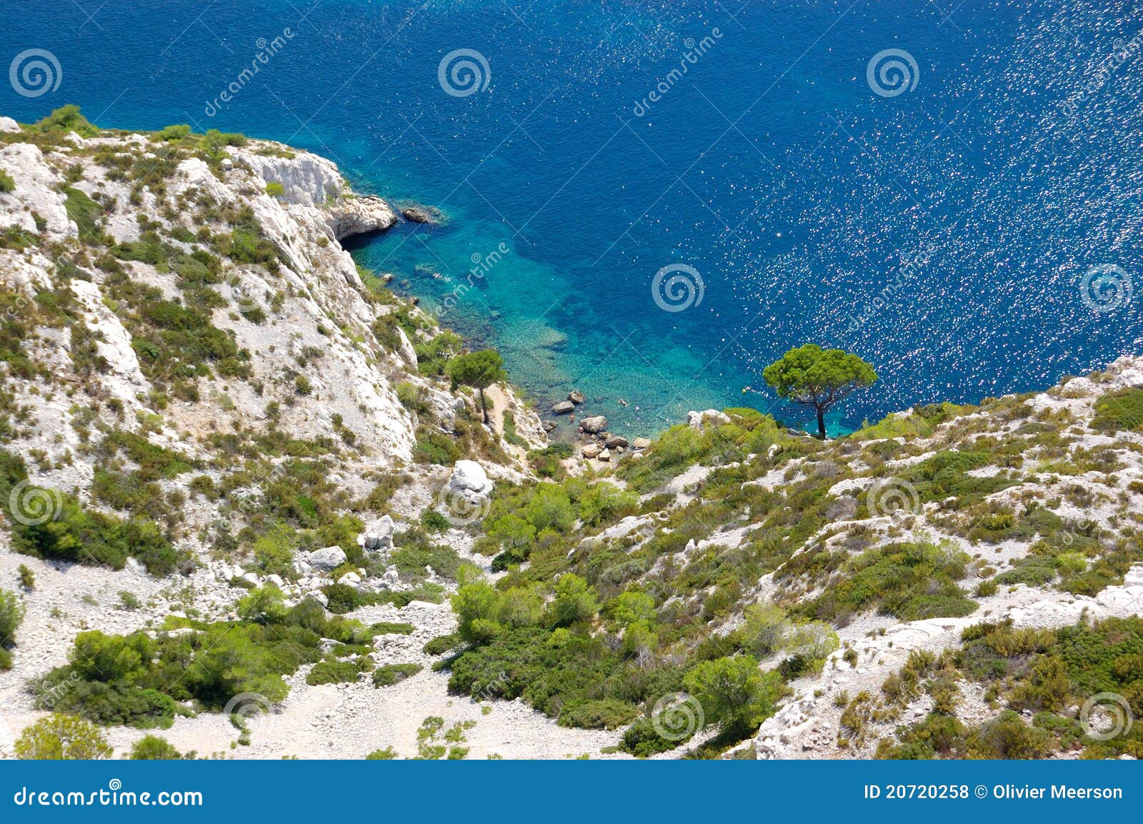 Luminy Calanques DE, Marseille Stock Foto - Image of lucht, overzees ...