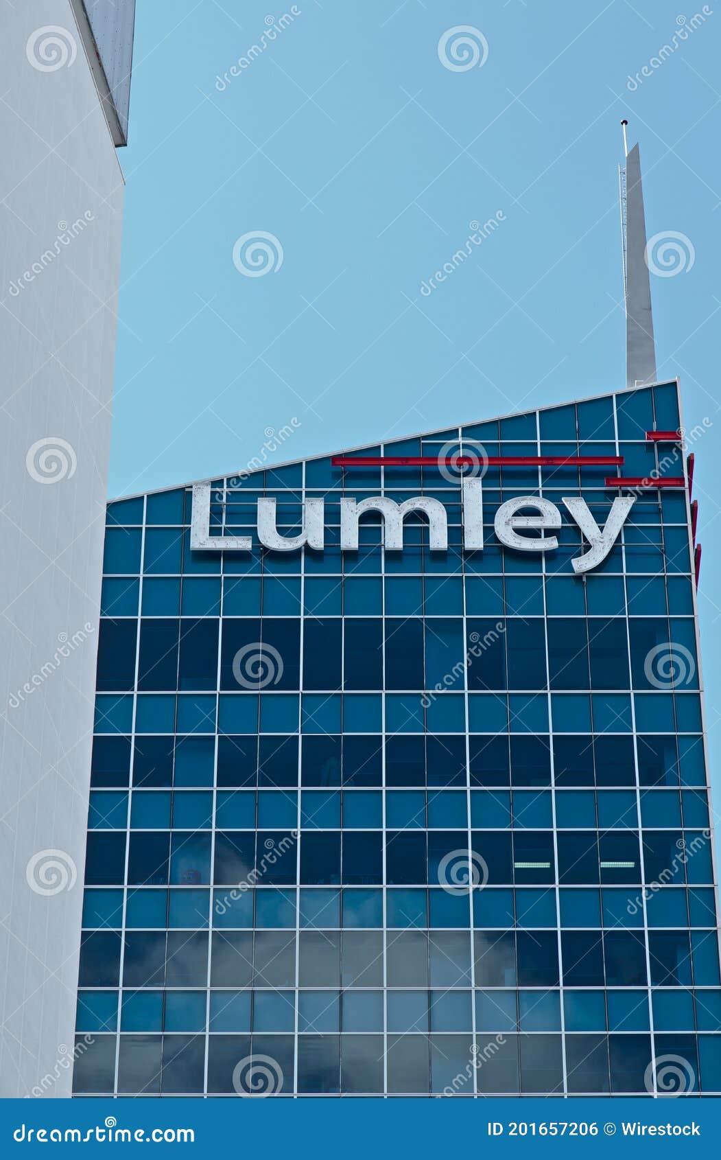 Lumley Centre Tower in Downtown Auckland Editorial Photo - Image of ...