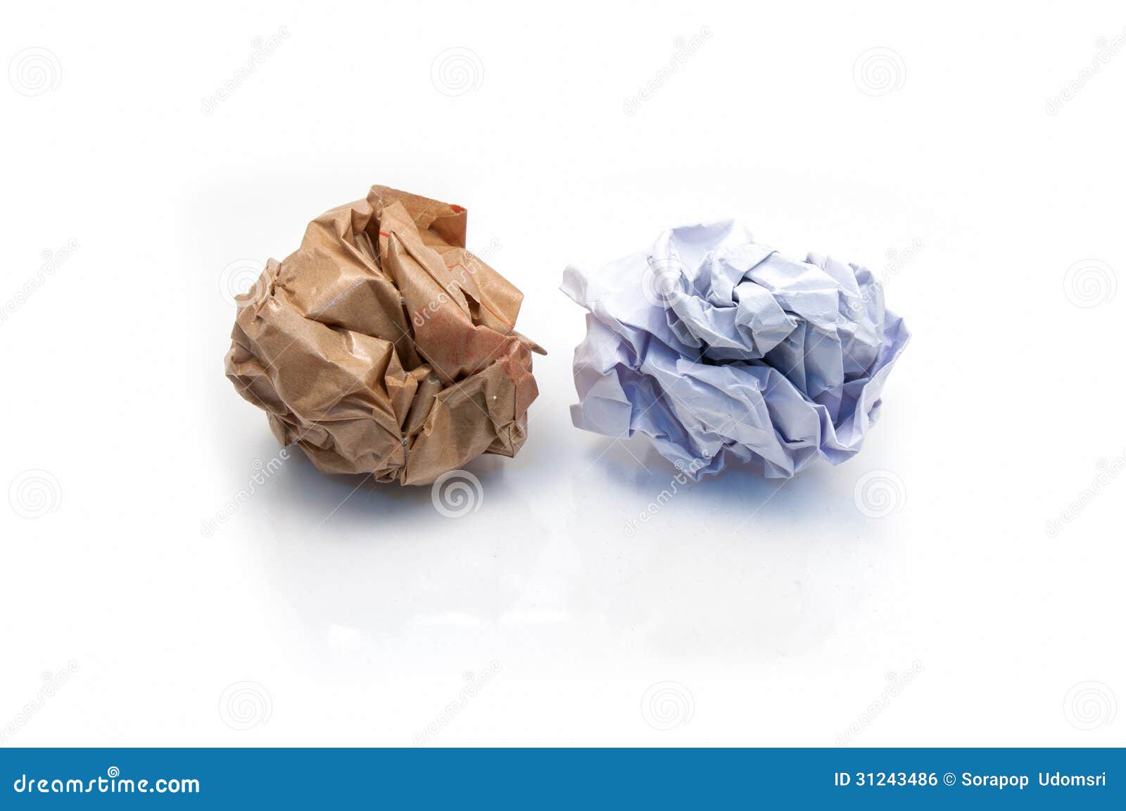 Lump Crumpled Paper Royalty-Free Stock Image | CartoonDealer.com #31243486