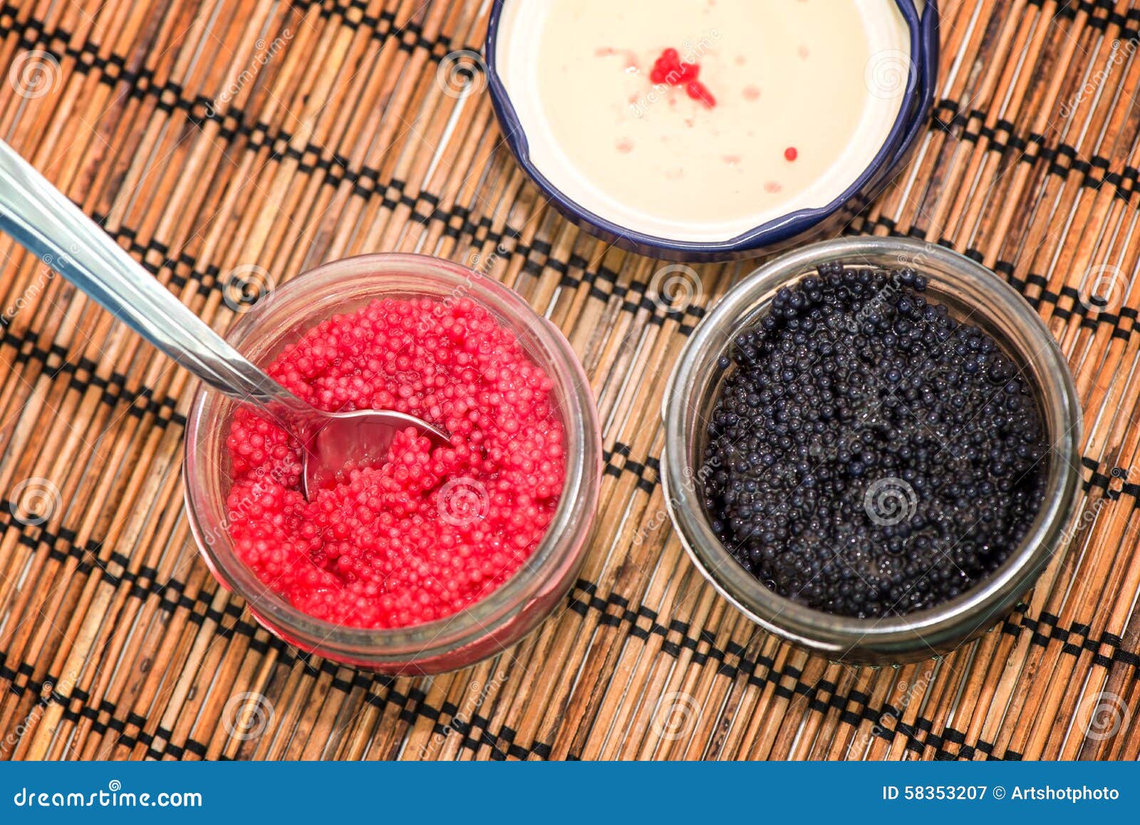 Lumpfish caviar stock image. Image of seafood, black - 58353207