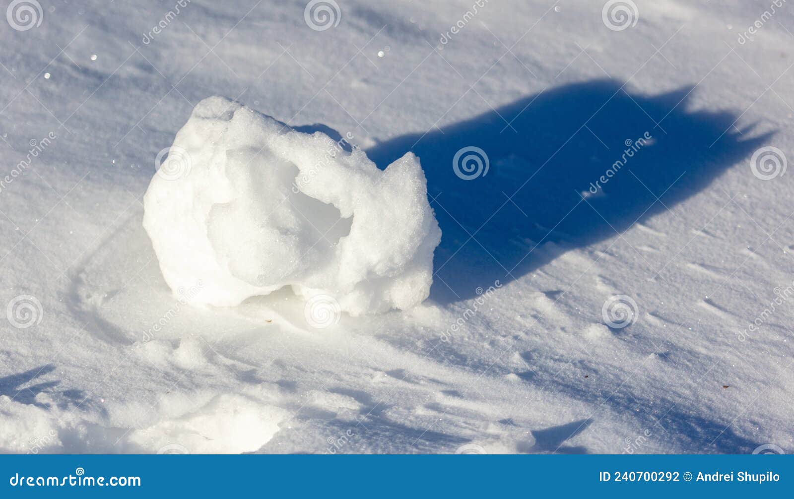 Lumps of White Snow in Winter. Stock Photo - Image of snowy, hill ...