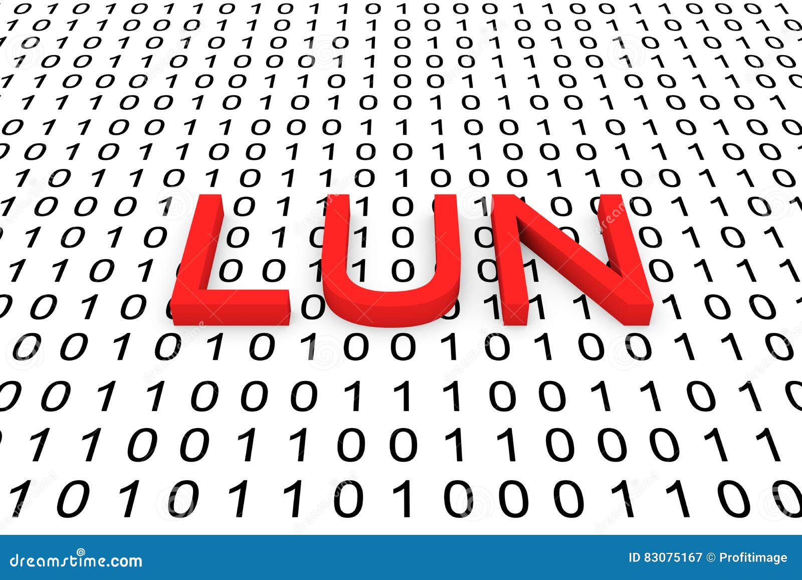 LUN stock illustration. Illustration of render, form - 83075167