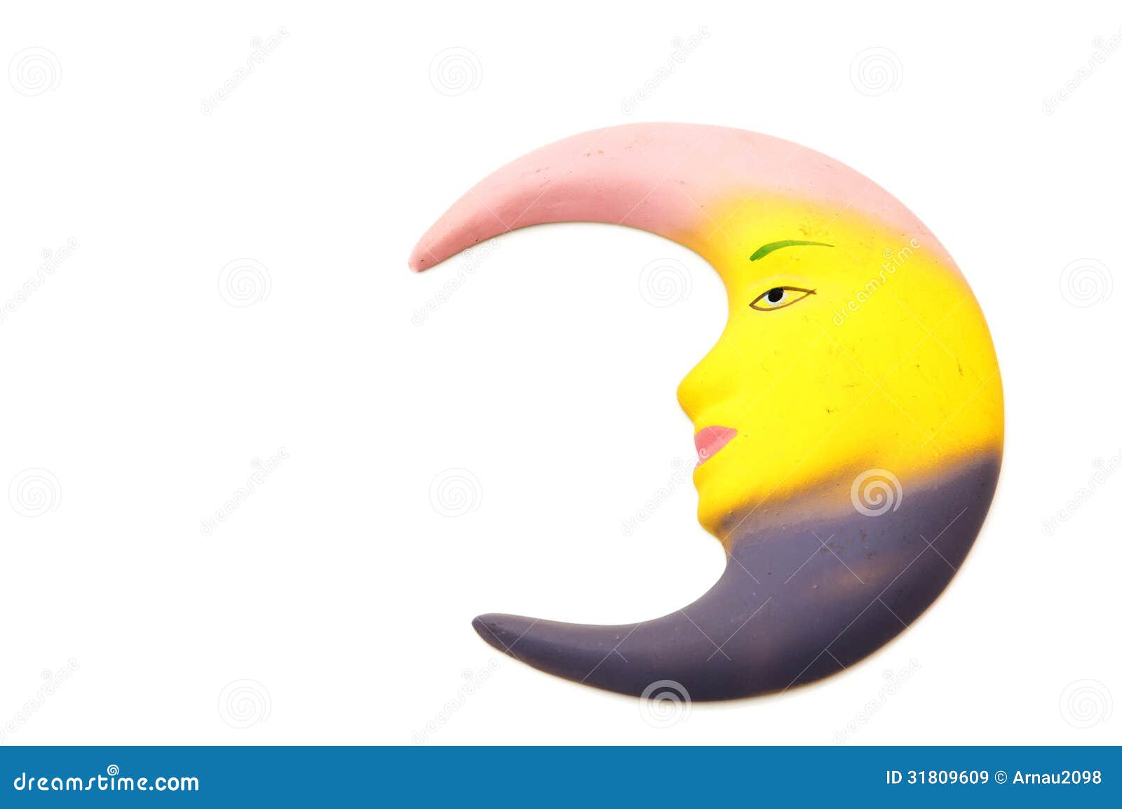 Luna colorata immagine stock. Immagine di moonlight, riflessione - 31809609