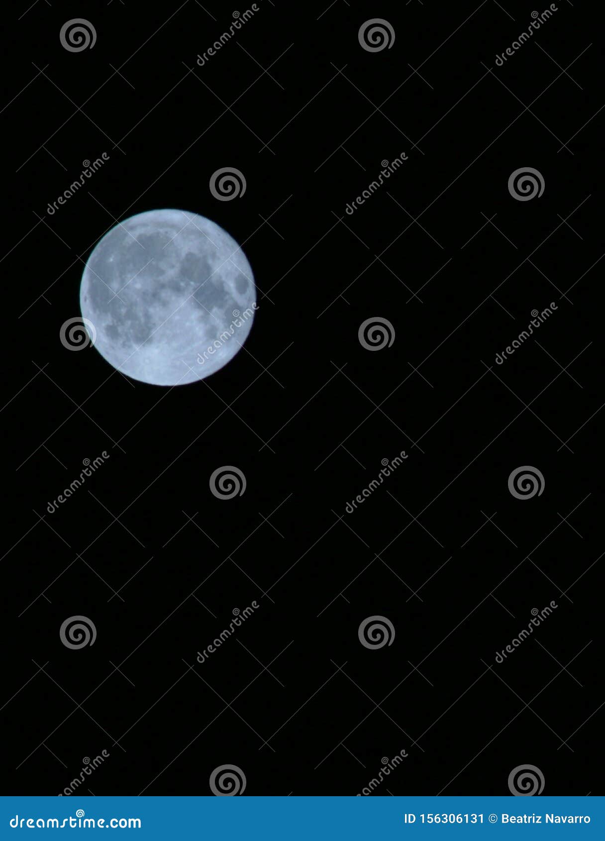 LUNA COMPLETA 5 imagen de archivo. Imagen de completo - 156306131