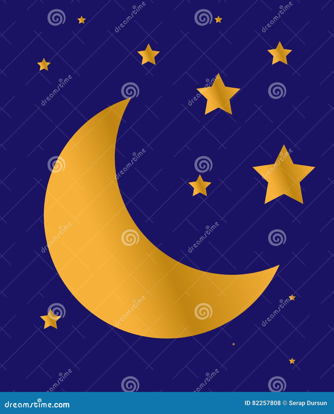 Luna Logo Icon stock de ilustración. Ilustración de cubo - 82257808