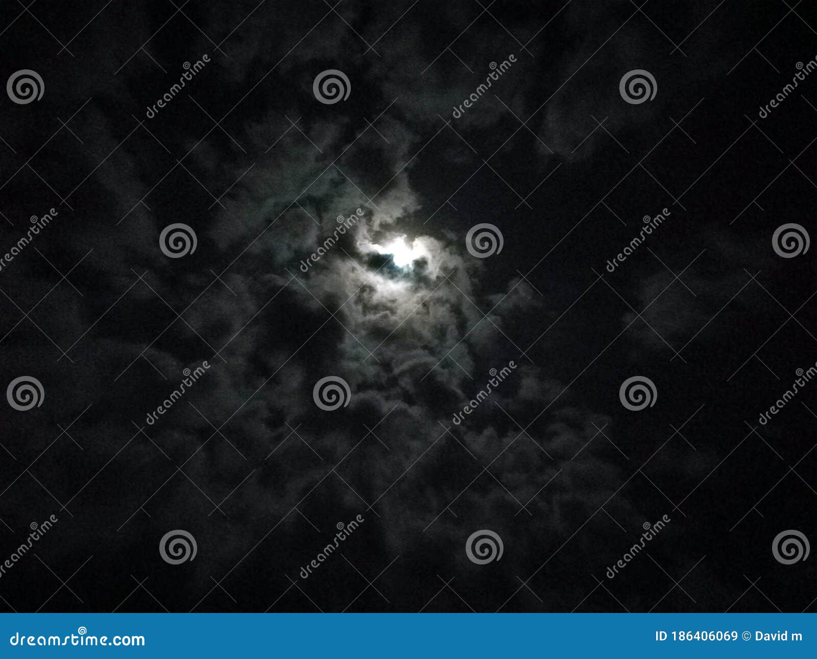 Luna Moon in the Dark Night Darkness Stock Image - Image of moon, night ...