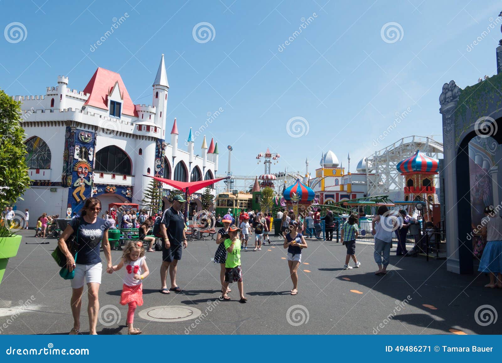 Luna Park, Melbourne editorial photo. Image of theme - 49486271