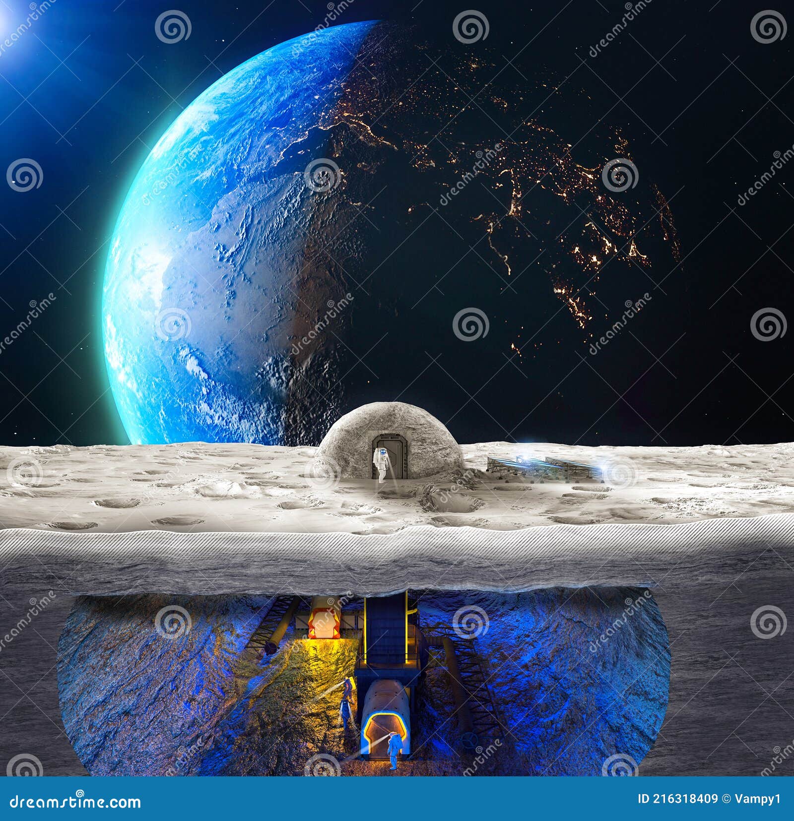 Space Outpost, Conquest Of Space. Exoplanets And New Worlds To Explore ...