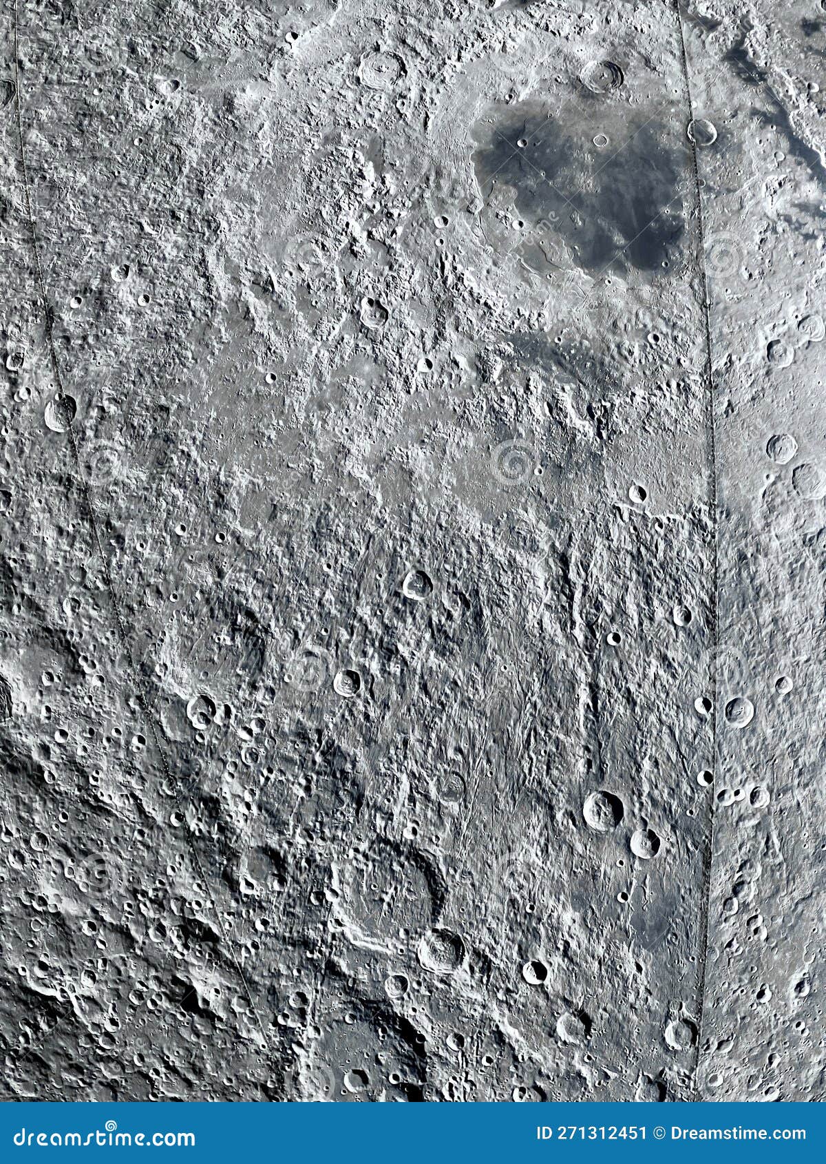 Lunar Craters: Close-Up of Moon Texture Background Stock Image - Image ...