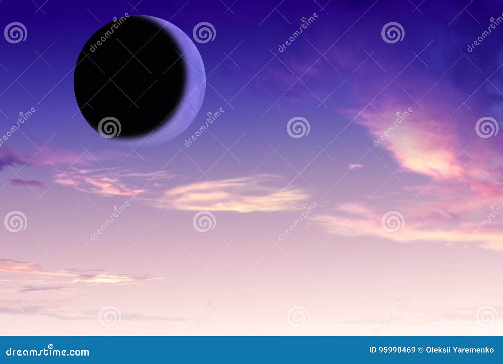 Lunar Eclipse . Beautiful Sky Stock Image - Image of beautiful, black ...
