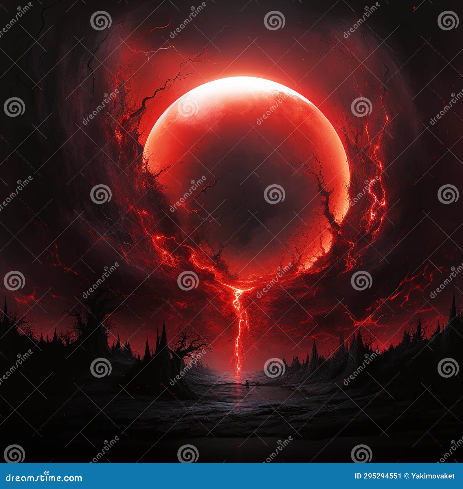 Lunar Eclipse: the Captivating Tango of the Celestial Spheres Stock ...