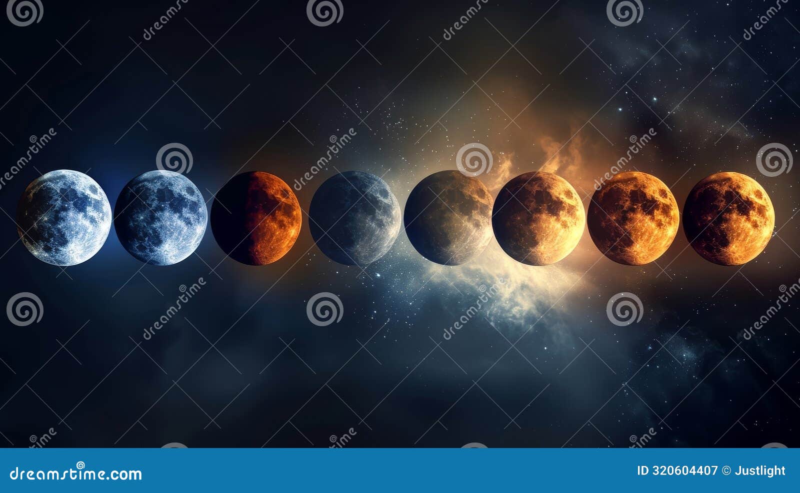 The Lunar Eclipse Causes the Moon To Appear As If it is Ing Adding a ...