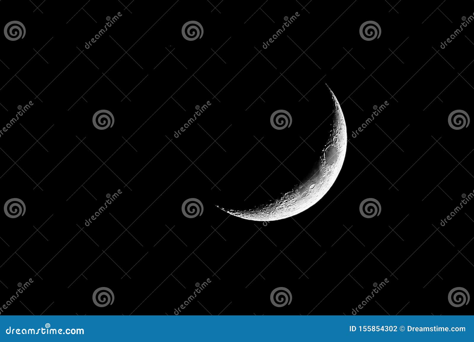 Lunar Eclipse Crescent As Seen from Dubai Stock Photo - Image of bokeh ...