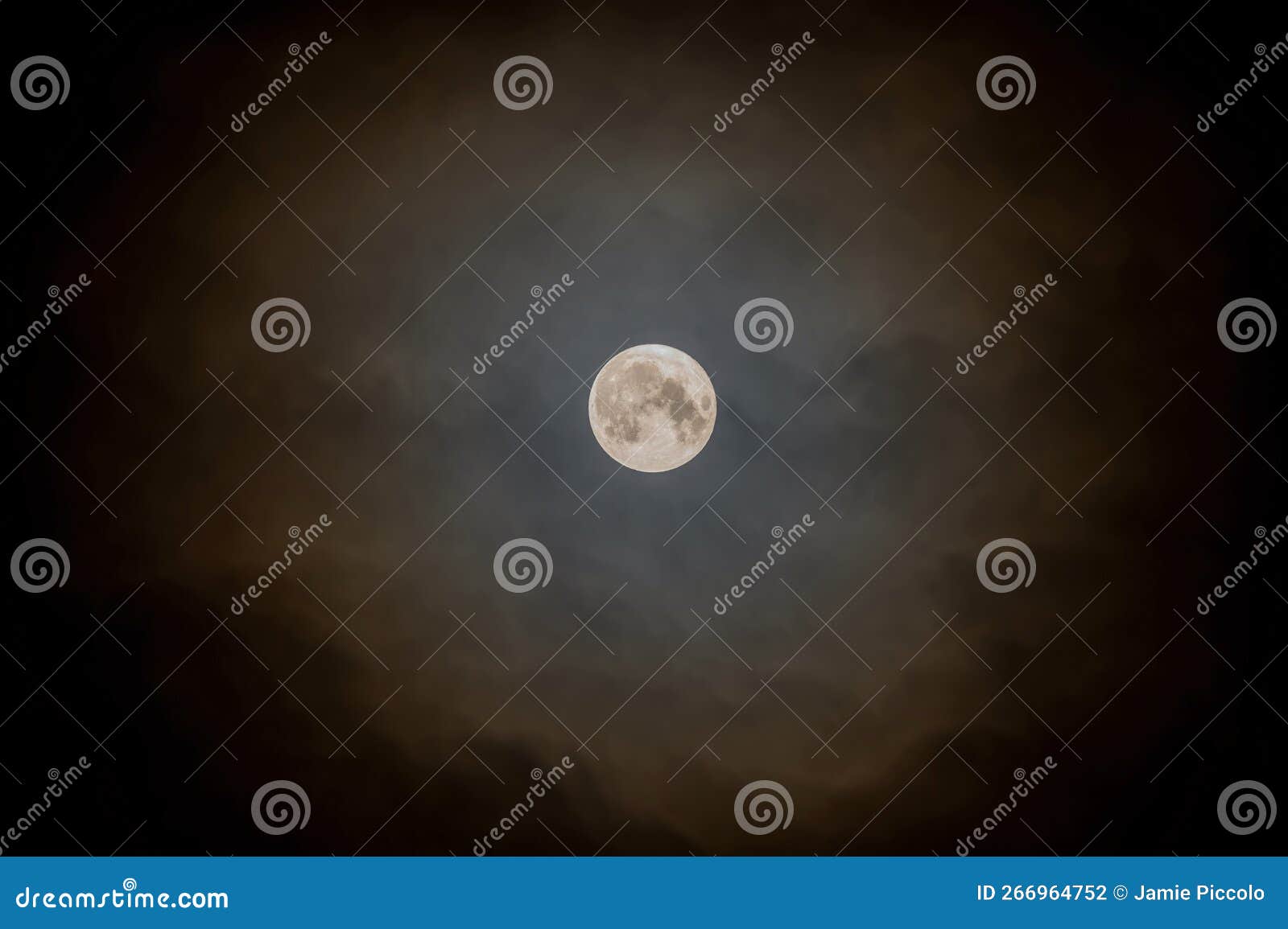 Lunar full moon stock photo. Image of astronomy, night - 266964752