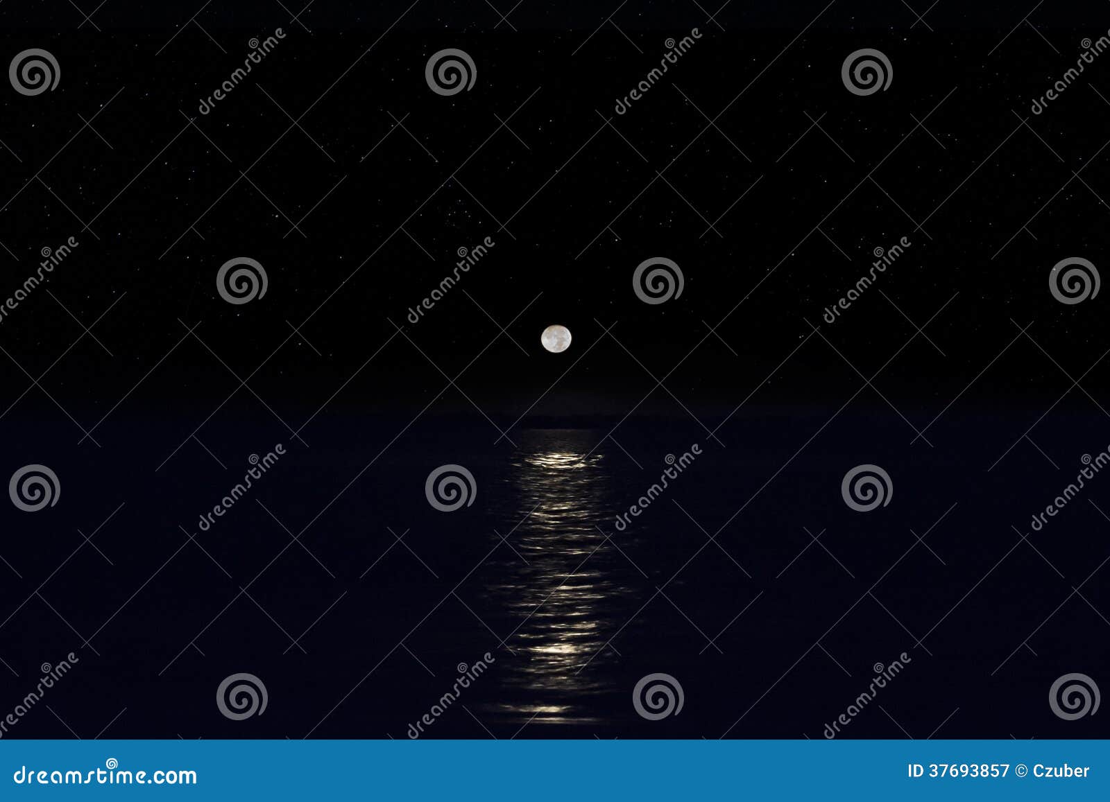 Lunar reflections stock image. Image of clear, night - 37693857