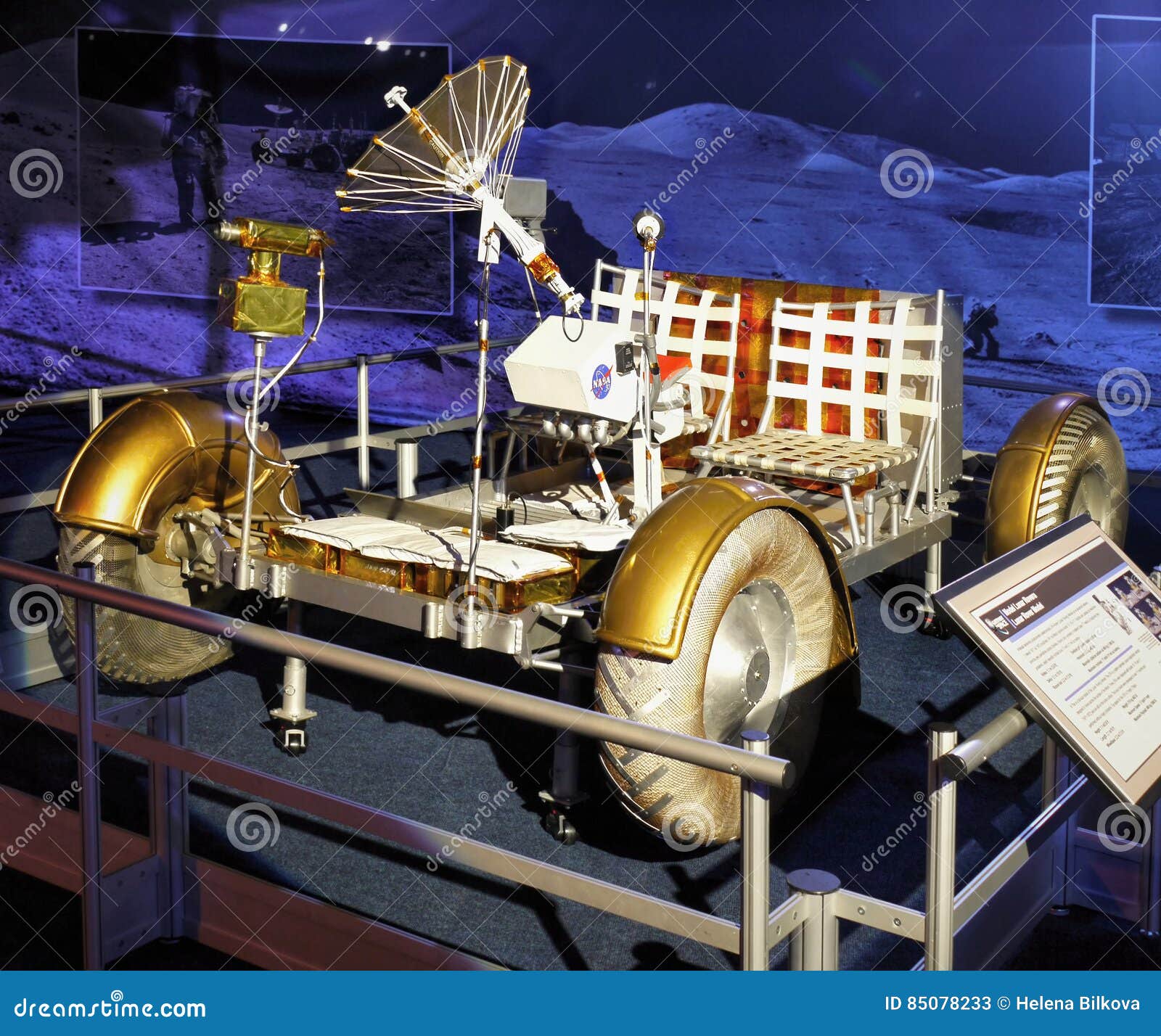 Lunar Roving Vehicle editorial stock photo. Image of exploration - 85078233