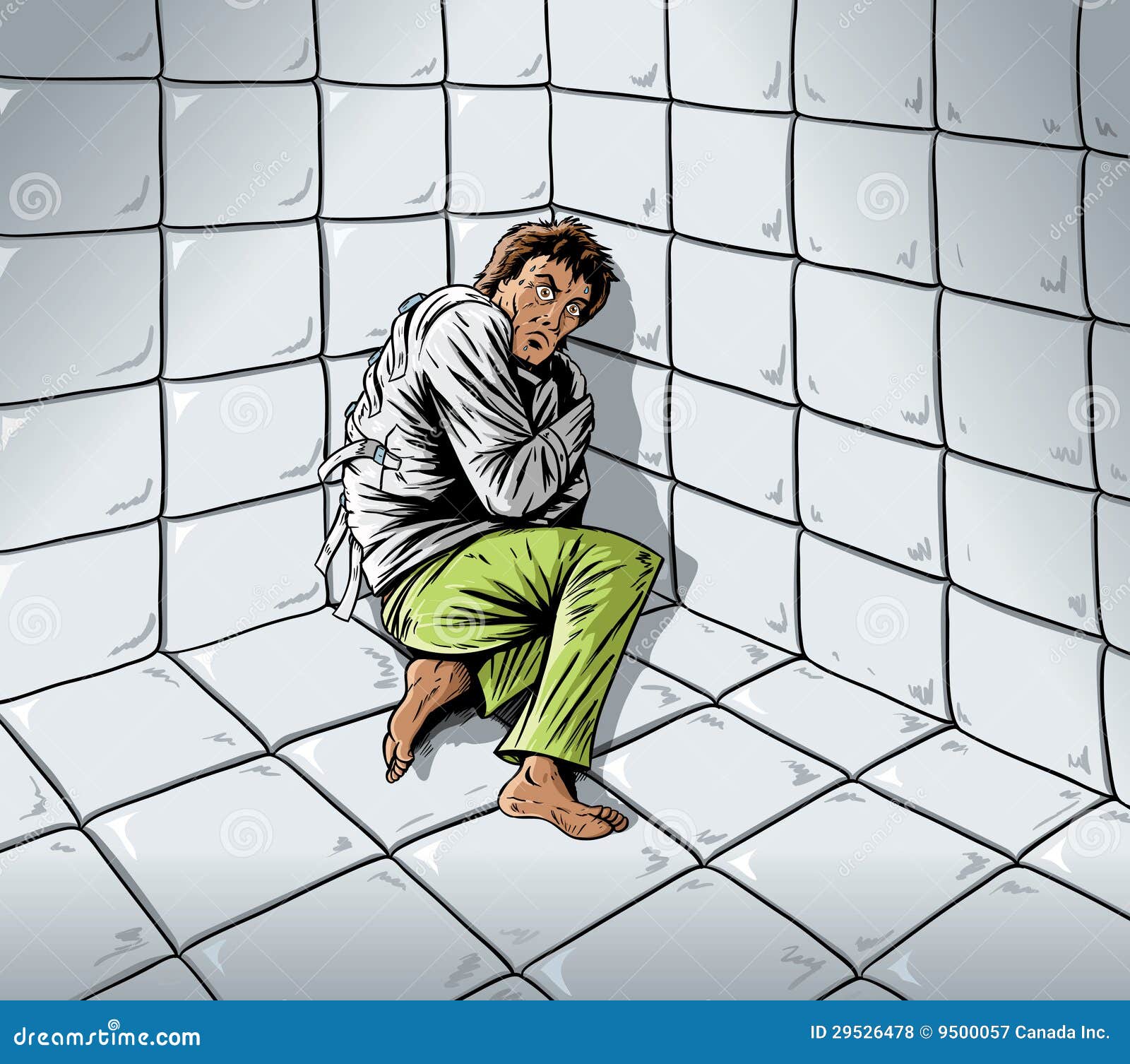 Lunatic stock vector. Illustration of mentally, medicated - 29526478