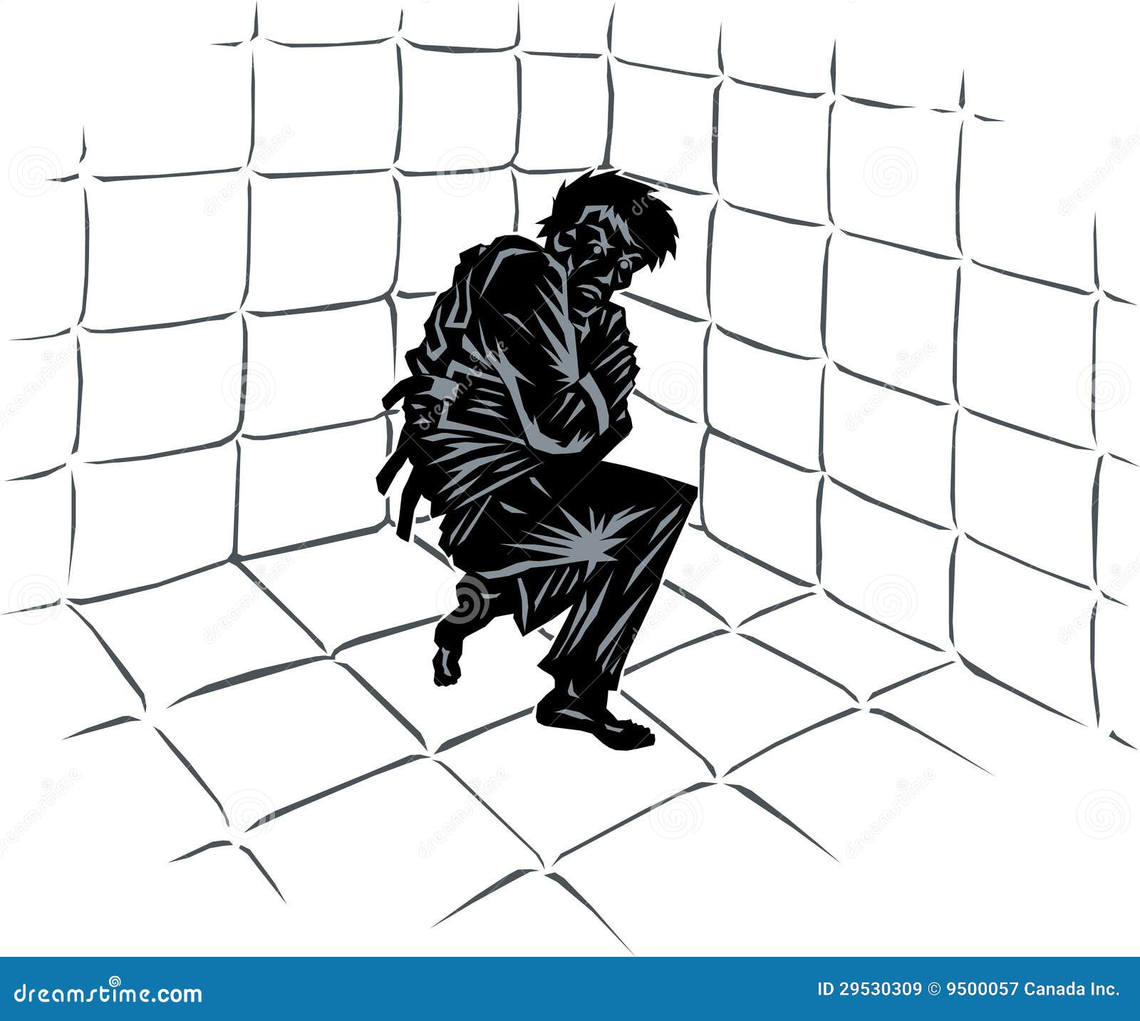 Lunacy Inside Human Mind - Pictured As Word Lunacy Inside A Head With ...