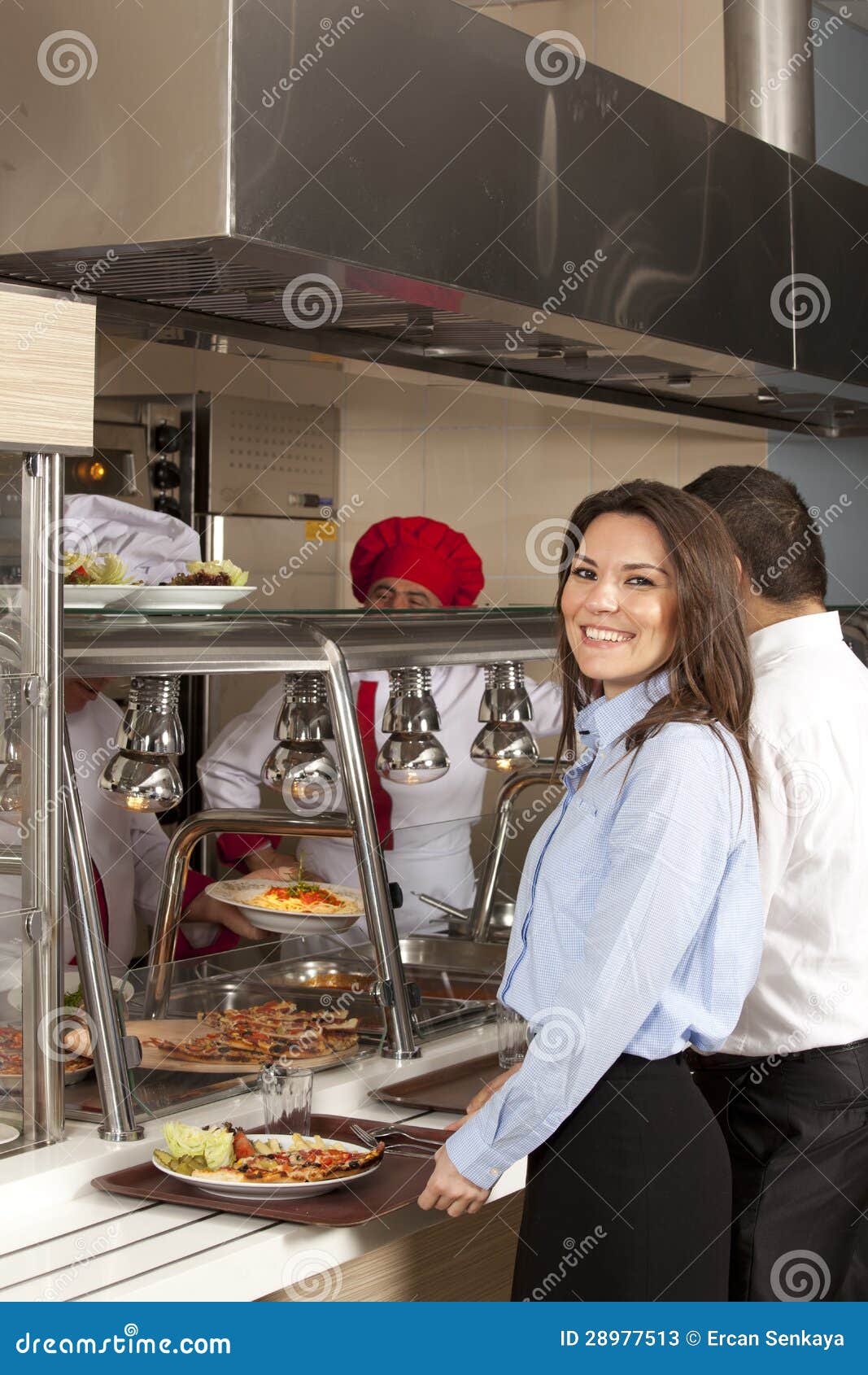 Lunch stock image. Image of queue, fresh, indoors, healthy - 28977513