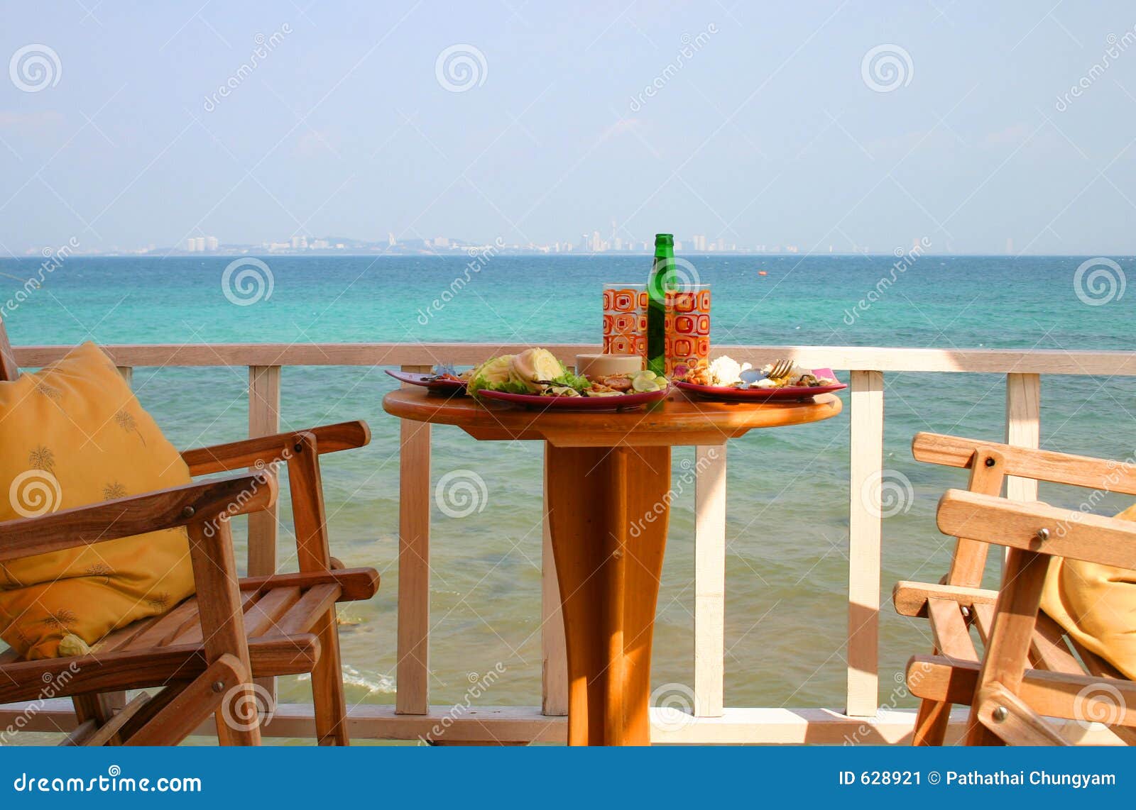 Lunch on the beach stock image. Image of getaway, love - 628921