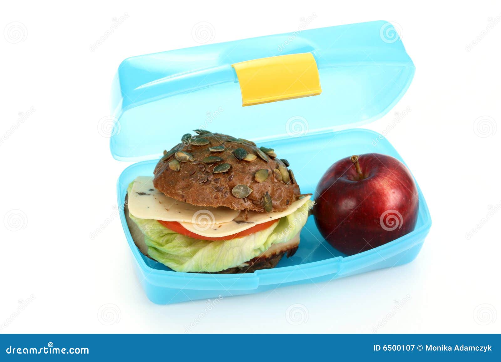 Lunch box stock image. Image of work, breakfast, lunch - 6500107