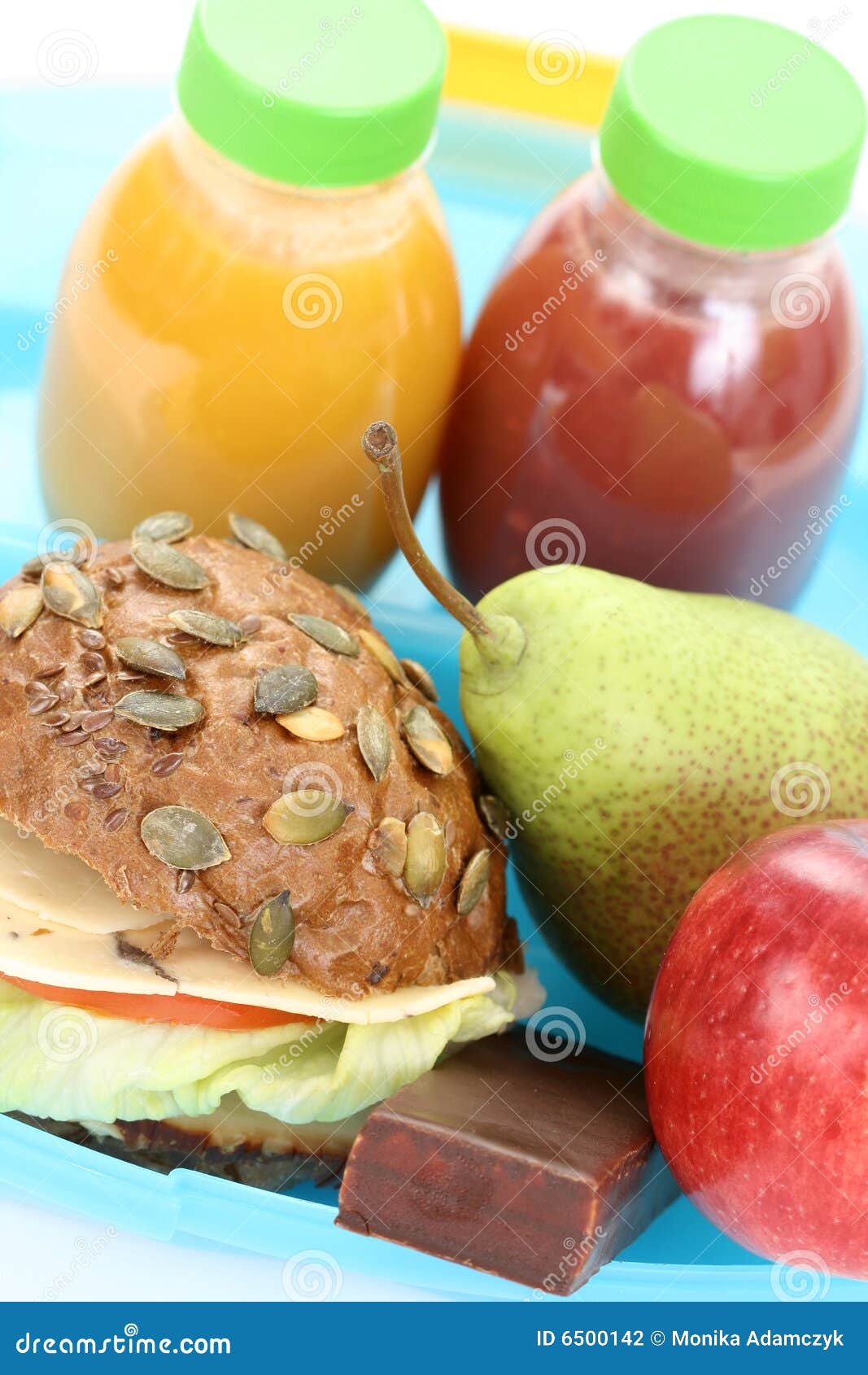 Lunch box stock photo. Image of lunchbox, snack, lettuce - 6500142