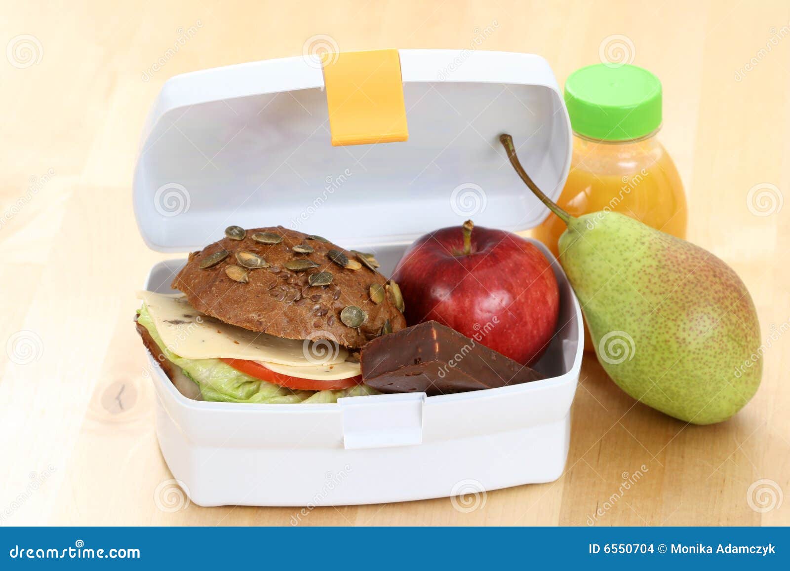 Lunch box stock photo. Image of glass, studio, drink, lunchtime - 6550704