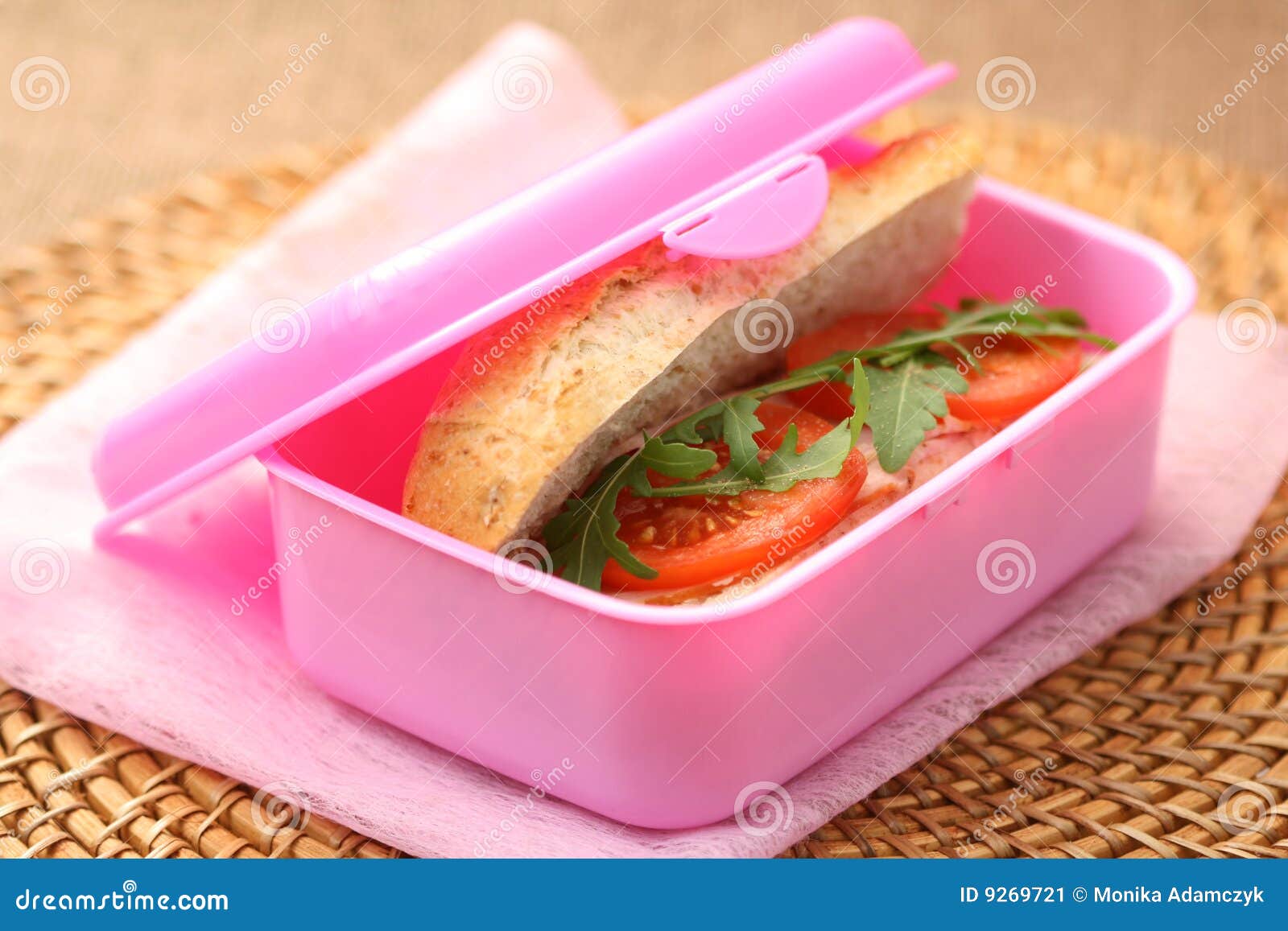 Lunch box stock image. Image of eating, fresh, studio - 9269721