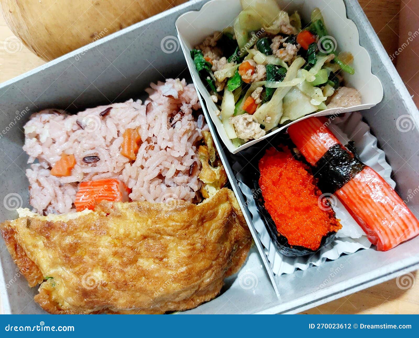 Lunch box handmade stock photo. Image of handmade, lunch - 270023612