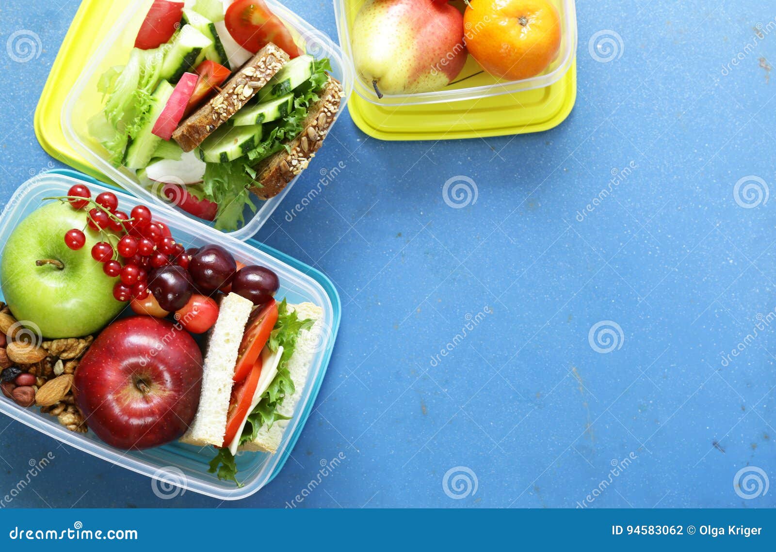 Lunch Box for Healthy Eating Stock Photo - Image of eating, breakfast ...