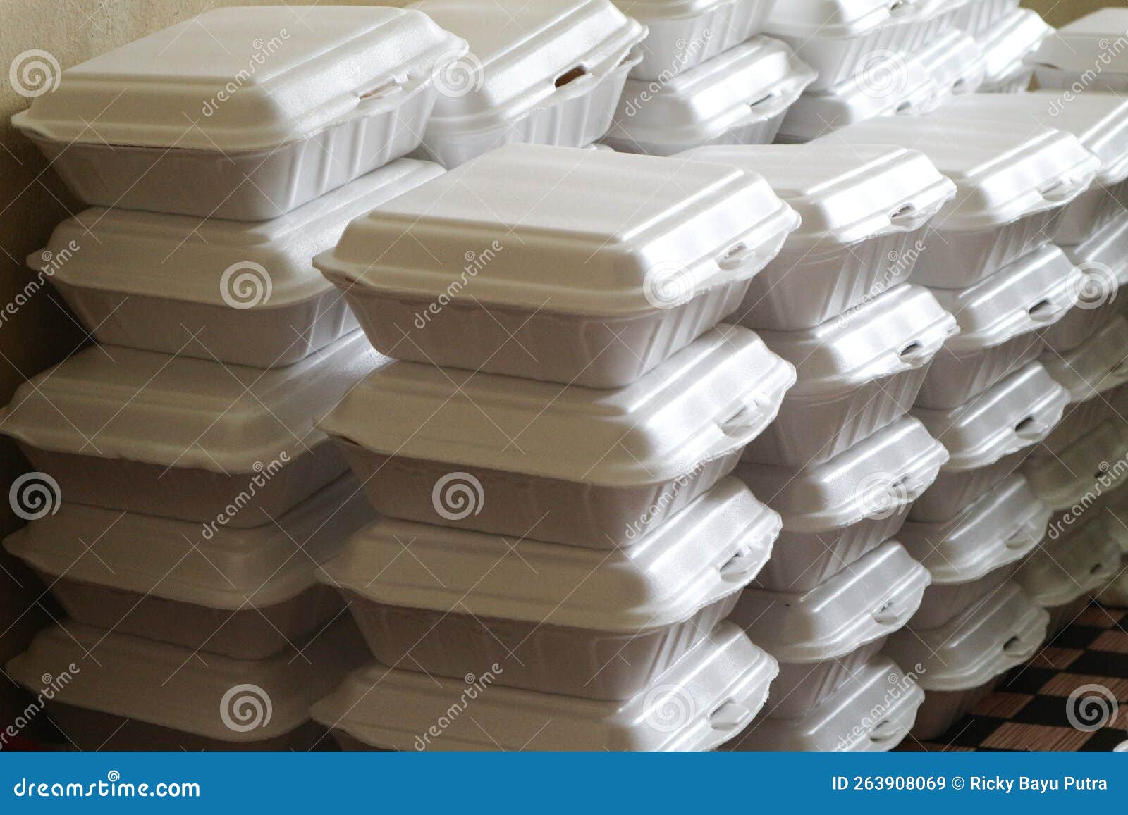 Lunch Box or Rice Box Stack Stock Image - Image of square, traditional ...