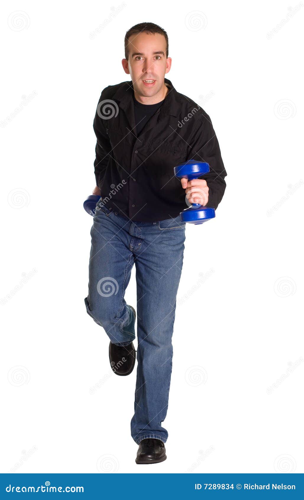 Lunch Break Exercise stock photo. Image of jeans, healthy - 7289834