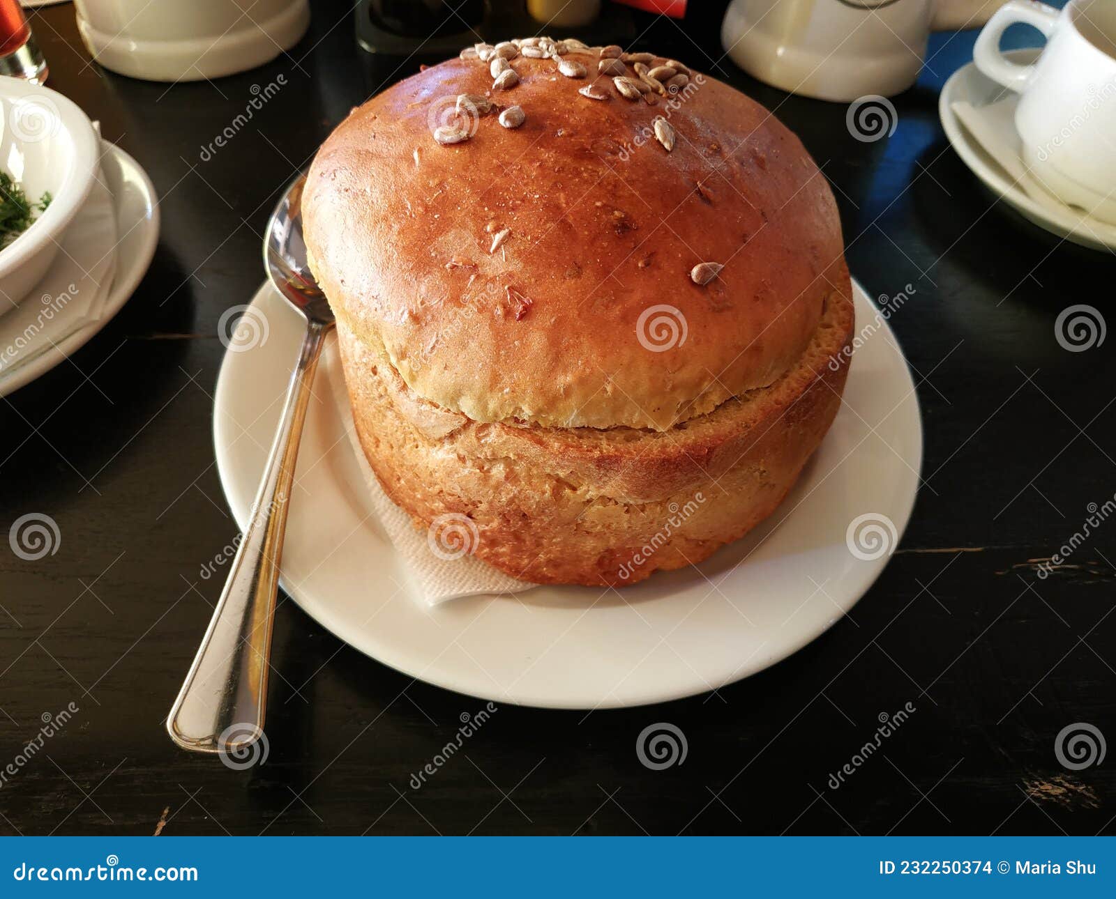 Lunch in cafe stock photo. Image of sweetness, cuisine - 232250374