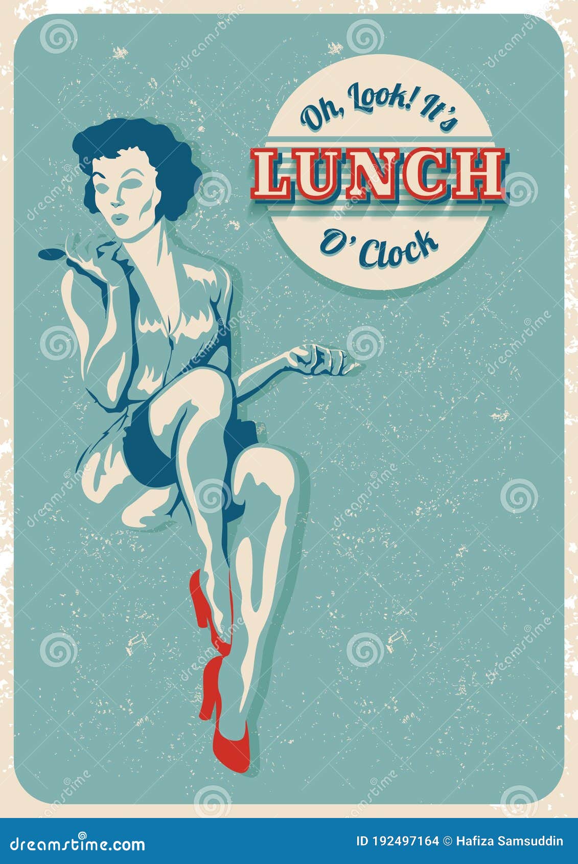 Lunch Concept Design. Vector Illustration Decorative Design Stock ...