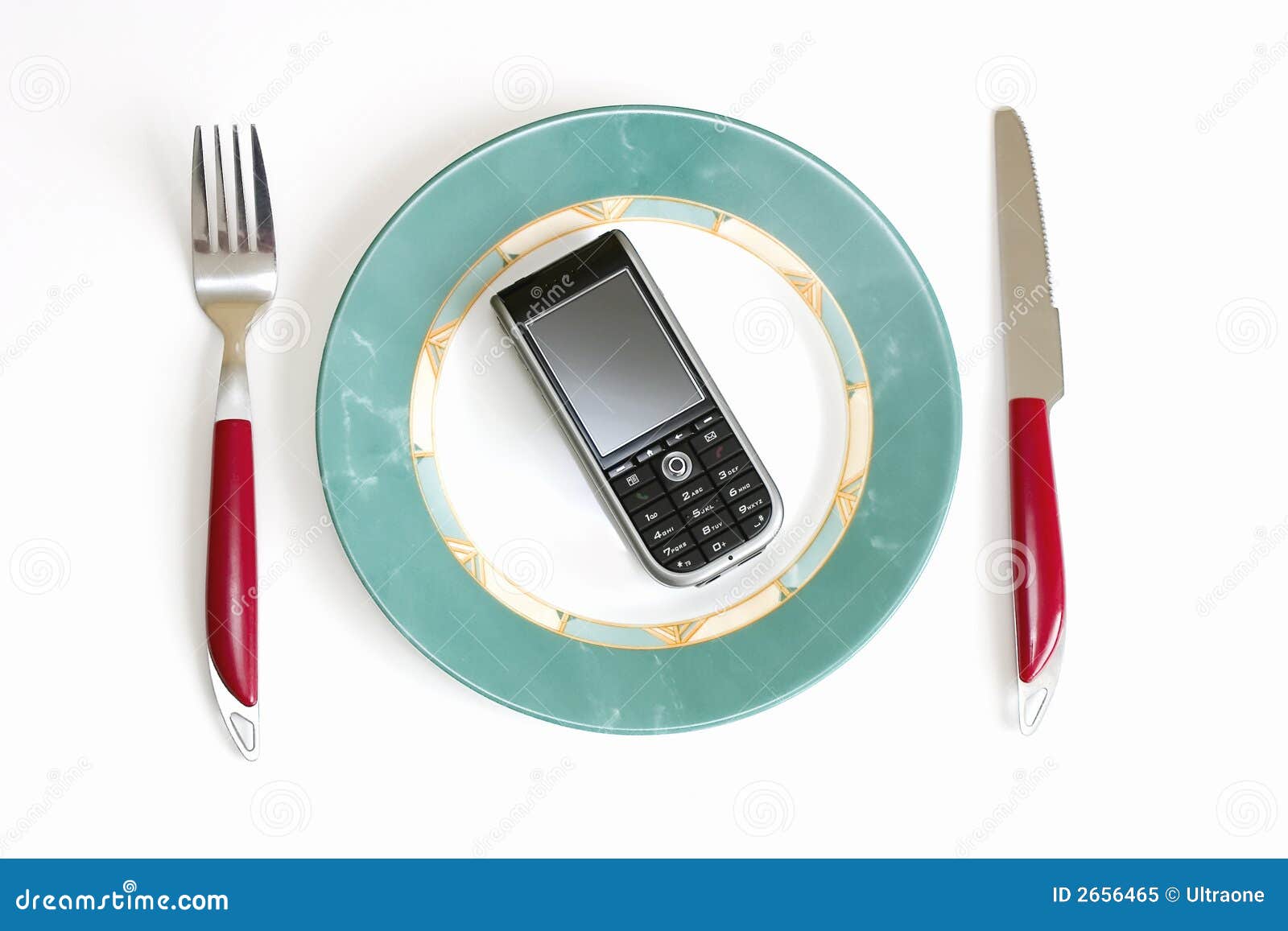 Lunch Connect - Modern Food Stock Image - Image of cellular, circle ...