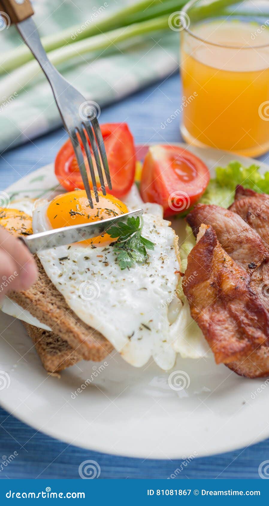 Lunch,Dinner,Supper stock image. Image of eggs, herbs - 81081867