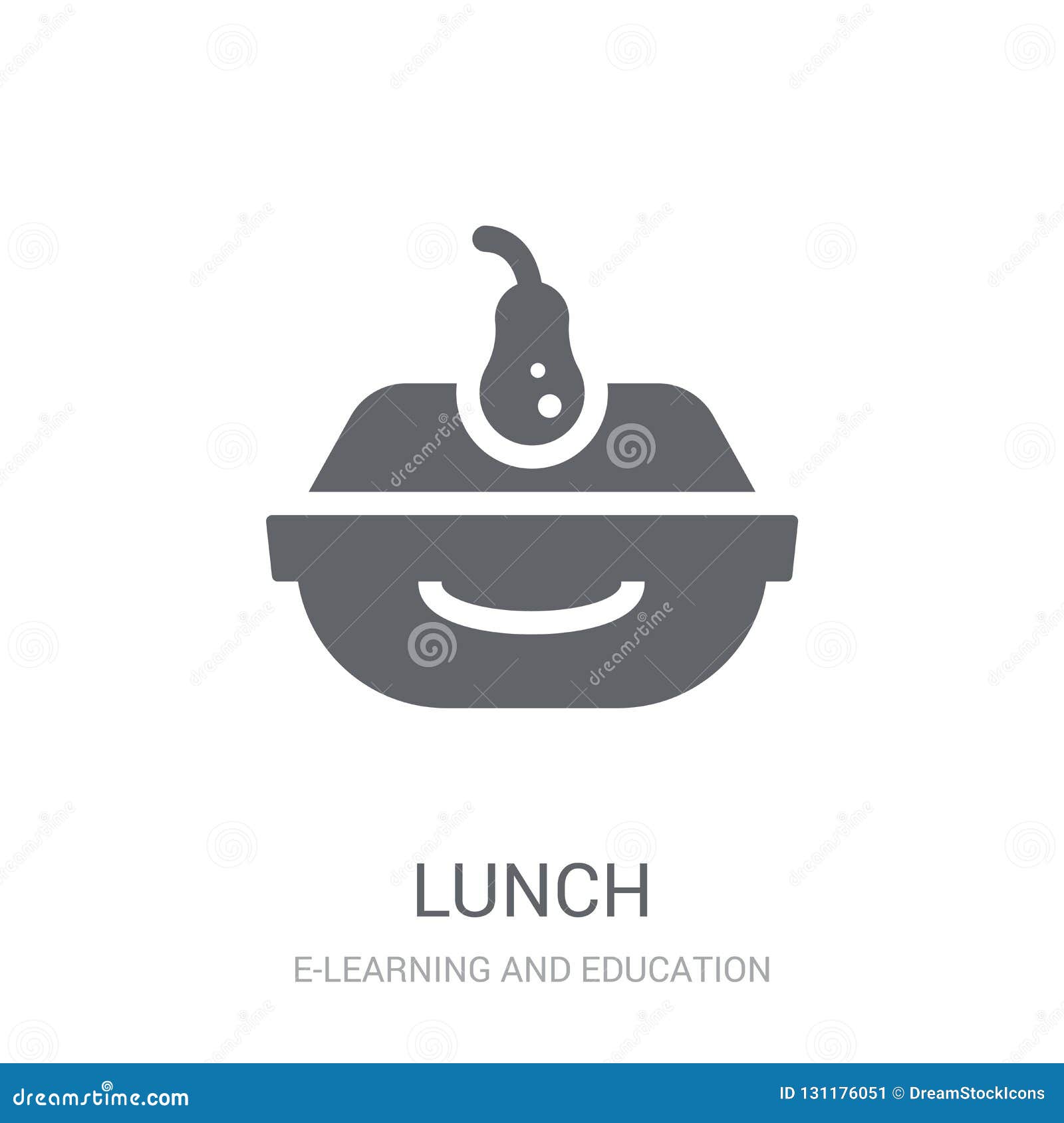 Lunch Icon. Trendy Lunch Logo Concept on White Background from E Stock ...