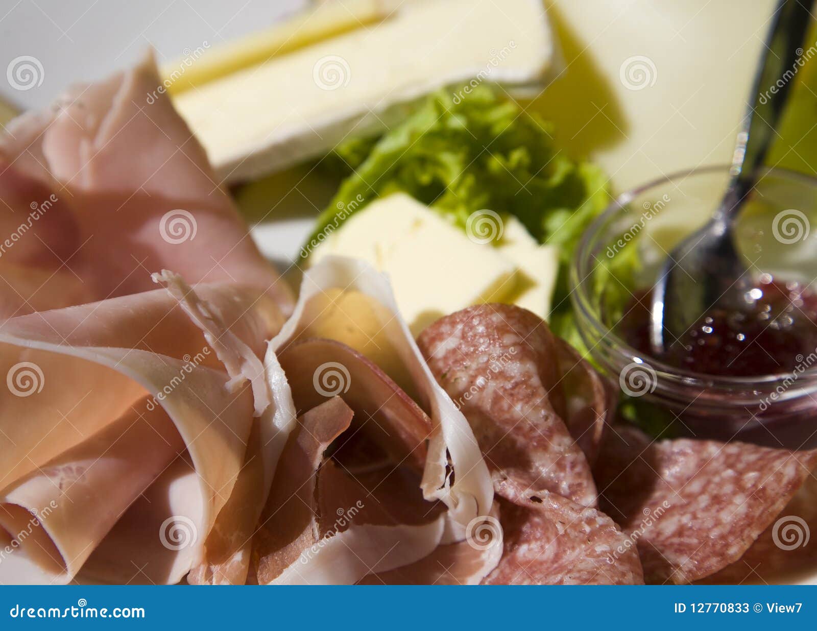 Lunch meats stock image. Image of natural, assorted, platter - 12770833