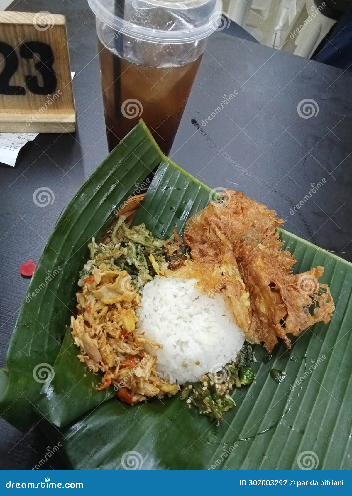 Lunch, One of Fav Menu in Dadar Beredar Restaurant Stock Photo - Image ...