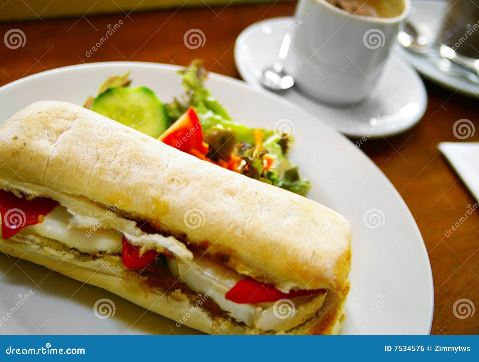 Lunch plate stock photo. Image of meal, lettuce, snack - 7534576