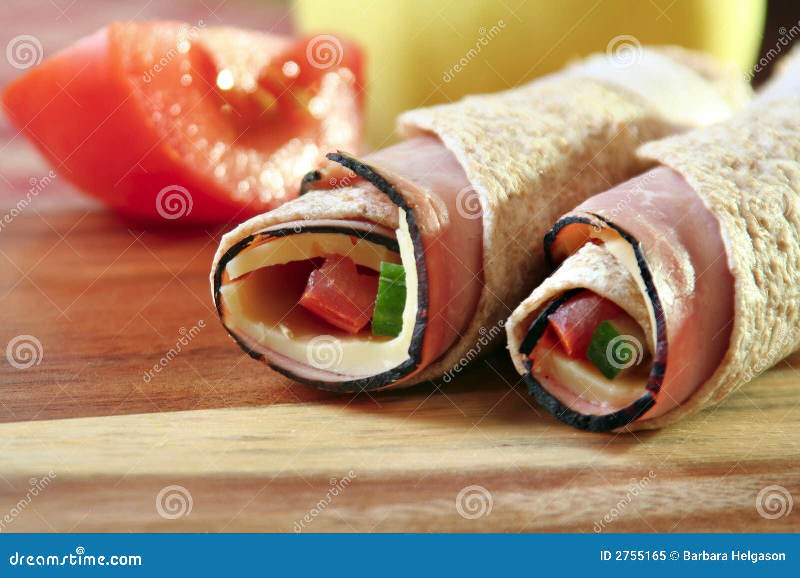 Lunch roll-up stock image. Image of wrap, healthy, creative - 2755165
