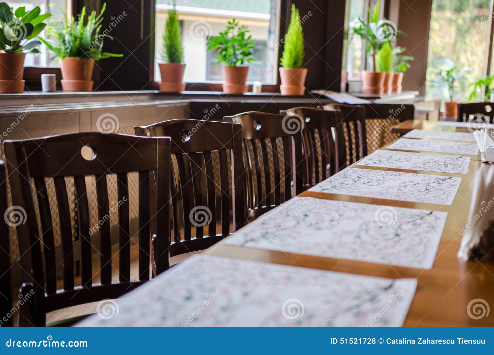 Lunch set-up table stock photo. Image of individual, light - 51521728