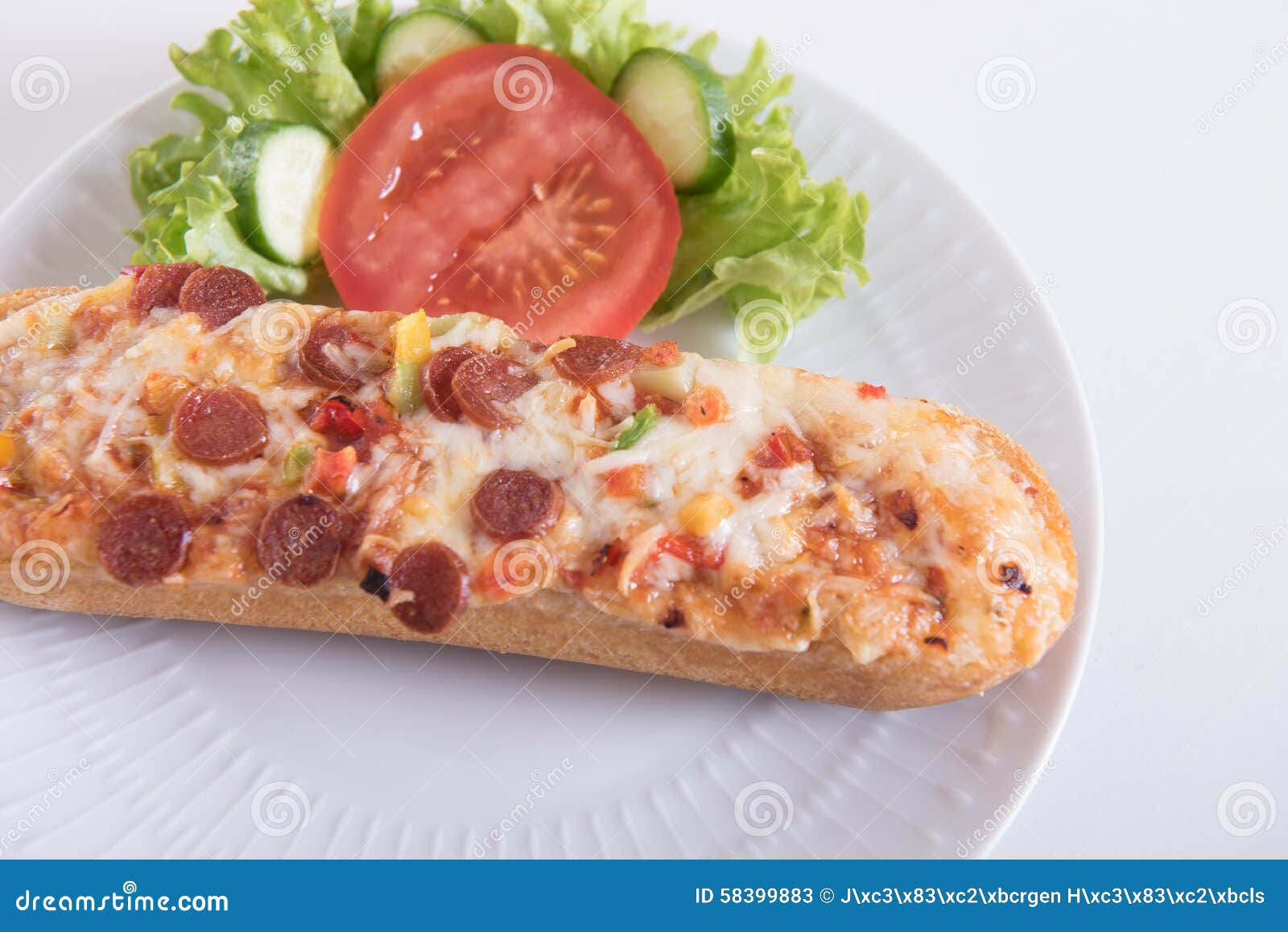 Lunch snack baguette stock image. Image of tomatoes, tasty - 58399883