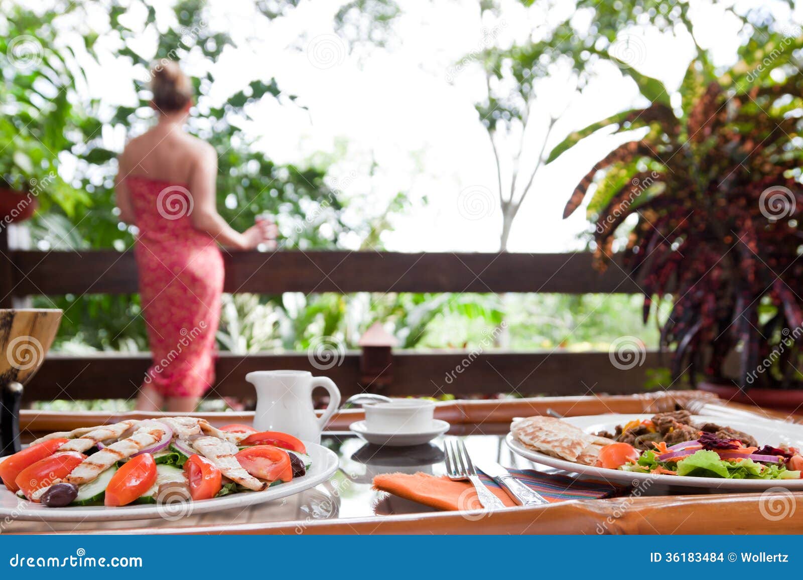 Lunch at the Spa stock photo. Image of massage, serene - 36183484